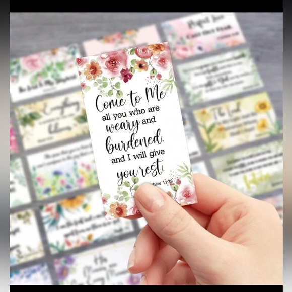 Office | Floral Inspirational Quote 6 Cards | Poshmark
